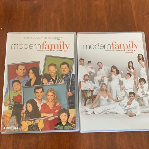Media | Modern Family Complete Season 1 Season 2 Dvd Set | Poshmark